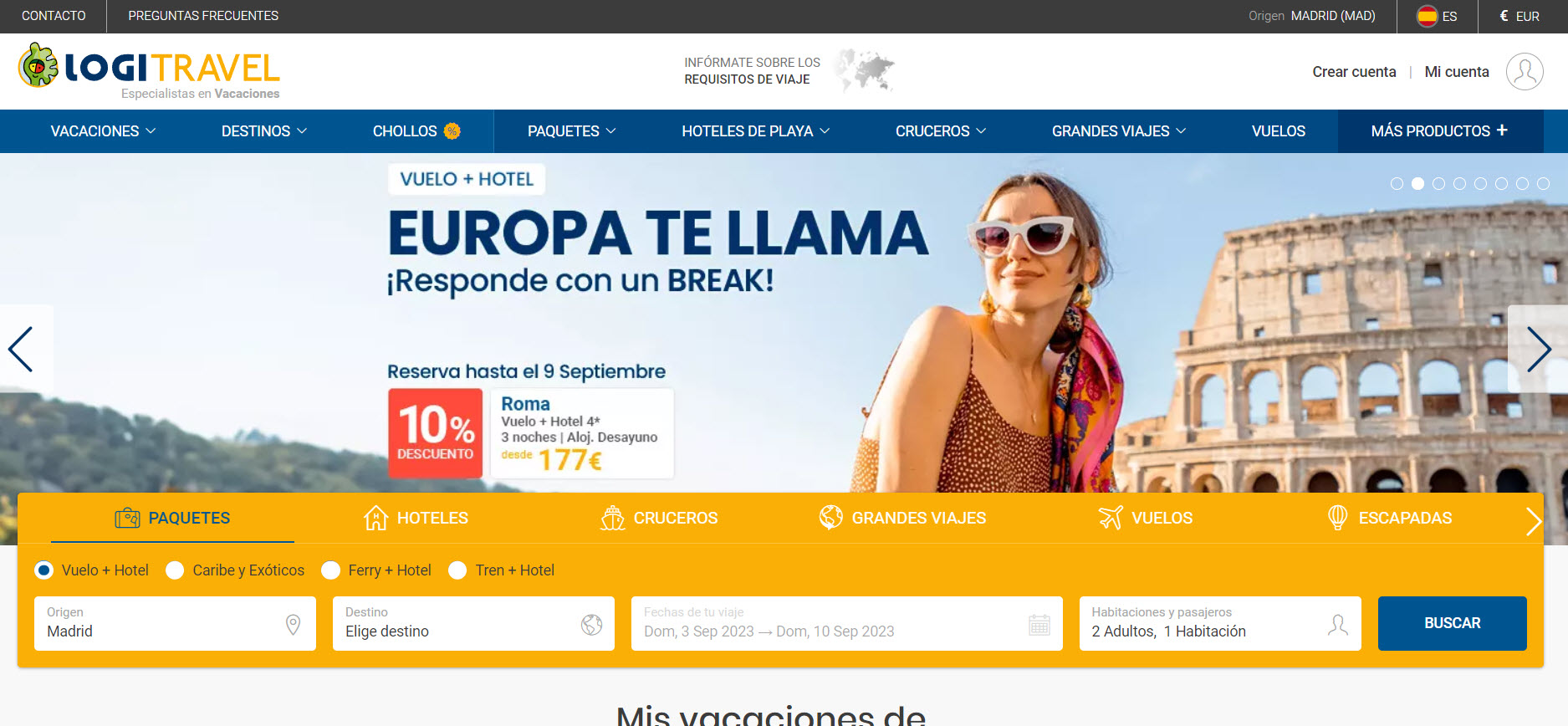 Logitravel Opiniones 2025 y comentarios de chollos, vuelos y hoteles ️